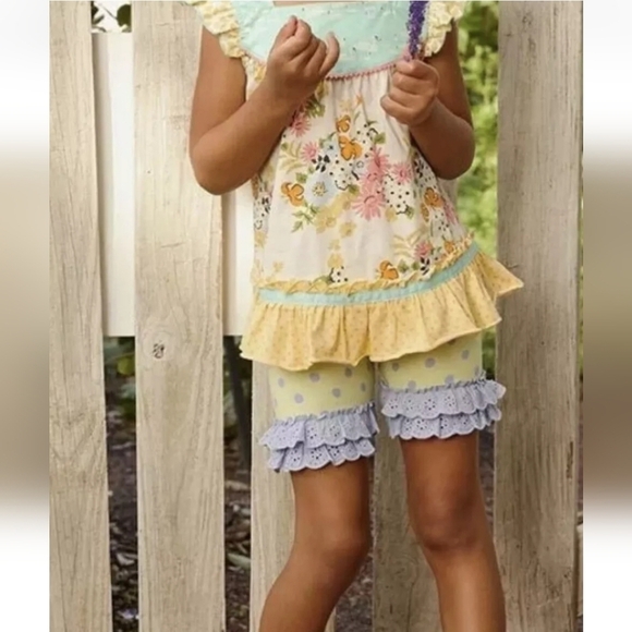 Matilda Jane | Bottoms | Matilda Jane Leapfrog Shortie Green Purple ...
